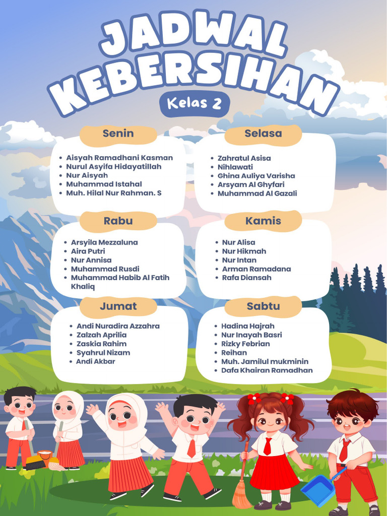 Jadwal Kebersihan | PDF