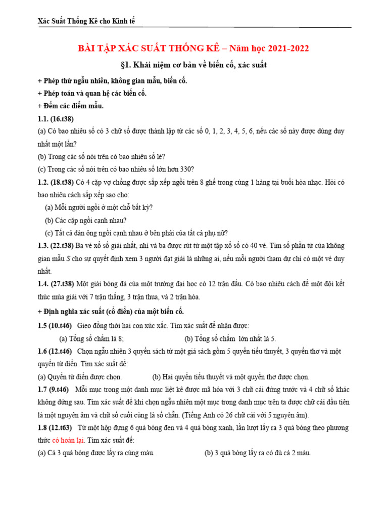 Bài Nghiên C U XSTK | PDF