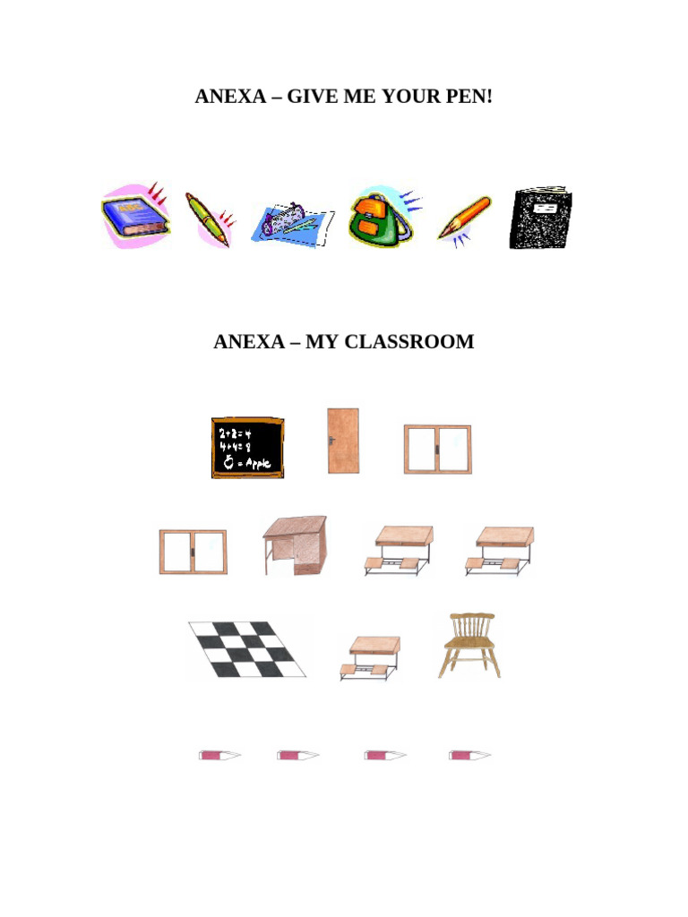 Anexa-give Me+My Classroom | PDF
