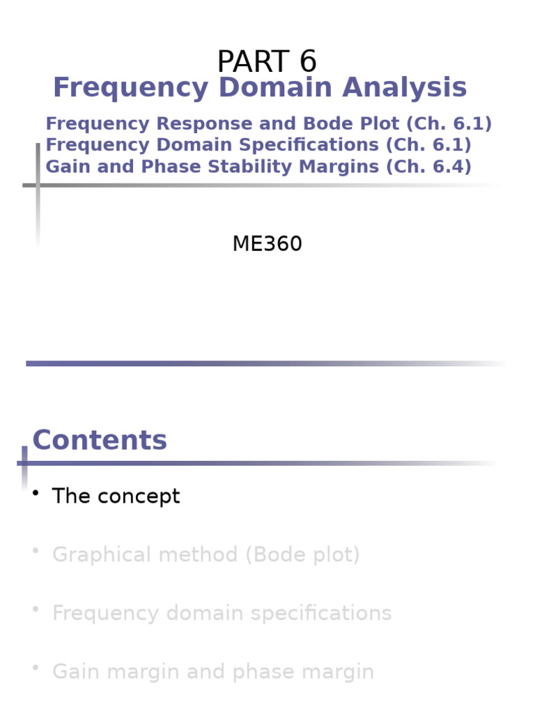 Part6 Frequency Domain | PDF | Telecommunications Engineering | Electronic Engineering