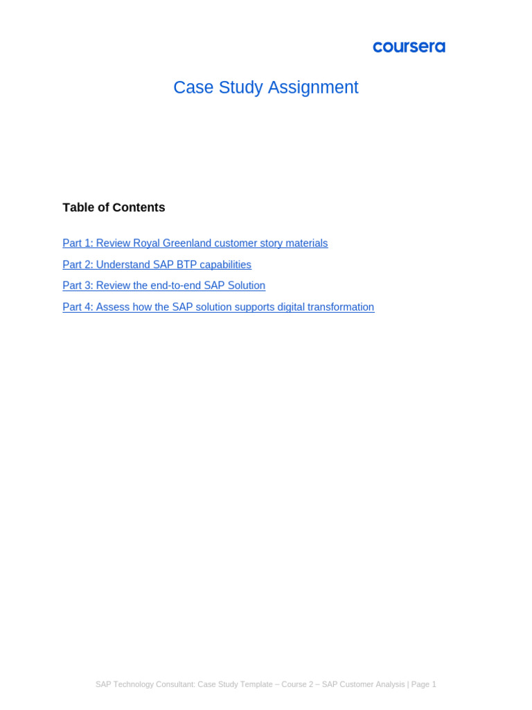 C2 Case-Study SAP-Customer-Analysis TawfikKHORB | PDF | Cloud Computing ...