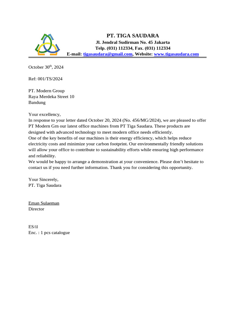 Office Machines Proposal to Modern Group | PDF