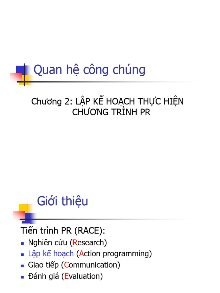Chuong II - Lap Ke Hoach | PDF