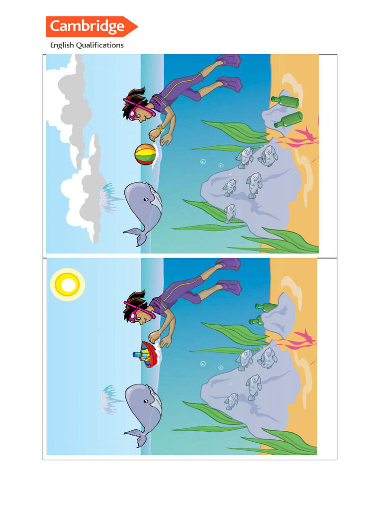 Movers Speaking Part 1 Describing Differences | PDF