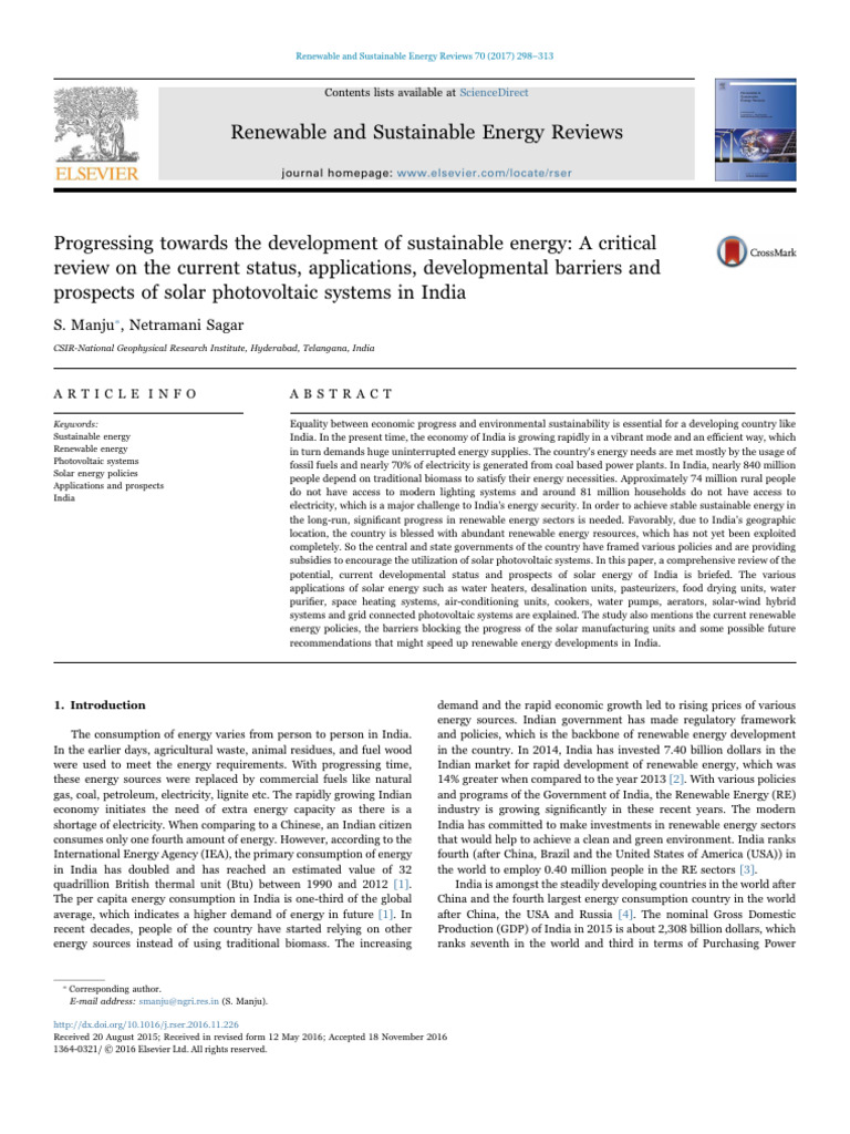 Project Research Paper-2 | PDF | Photovoltaics | Solar Power