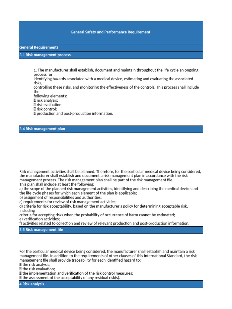 Medical Device Risk Management Guide | PDF | Risk Management | Risk