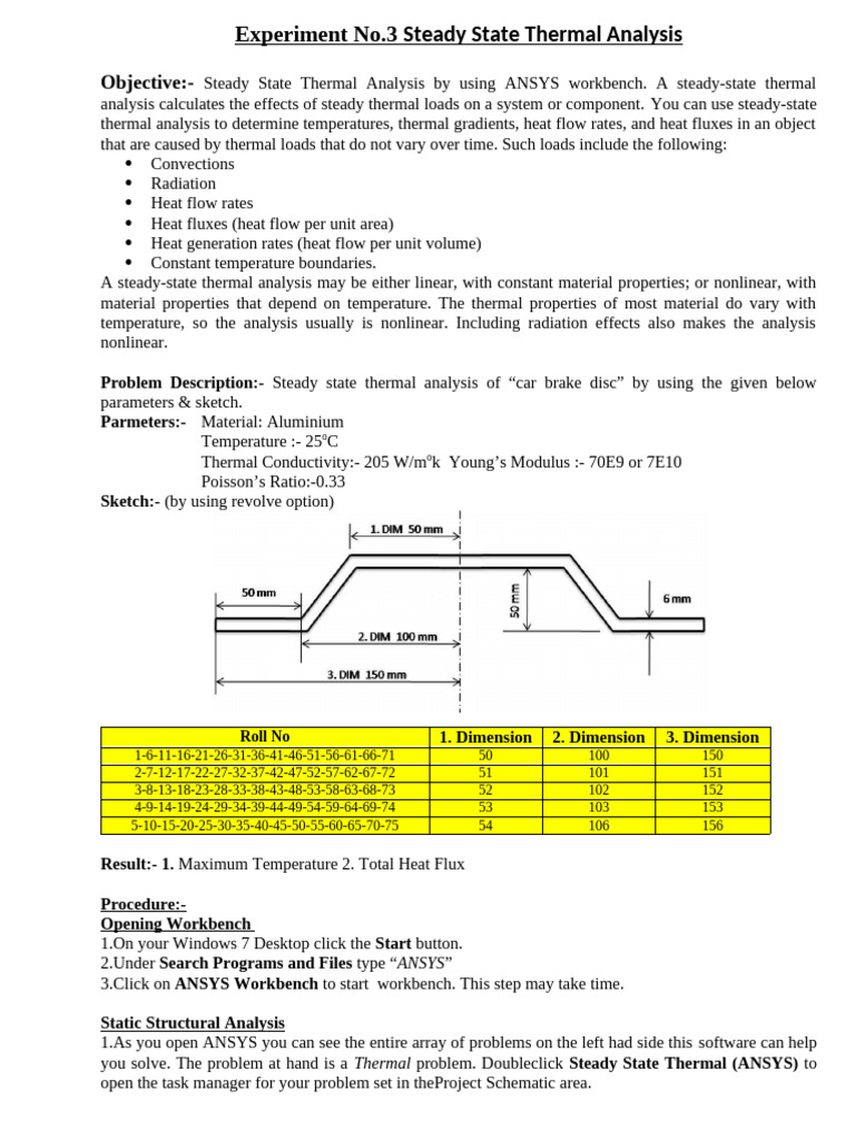 ANSYS Steady State Thermal Analysis Guide | PDF | Heat Transfer ...