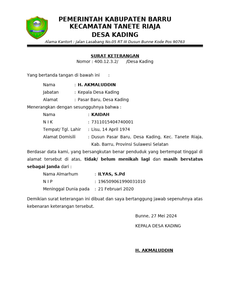 Suket Benar Janda | PDF