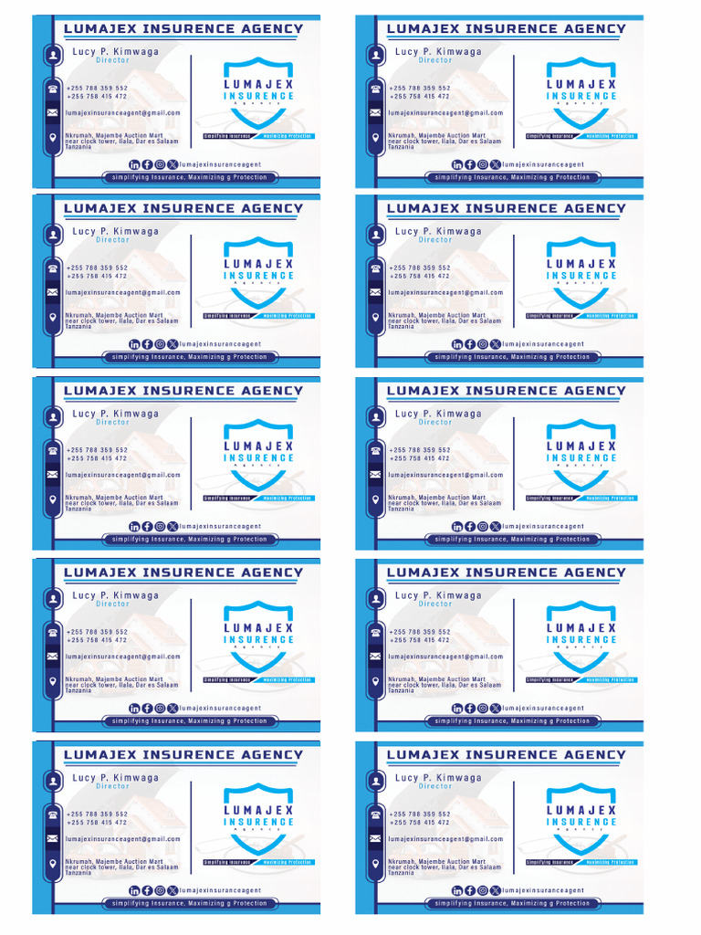 Busines Card Sample | PDF