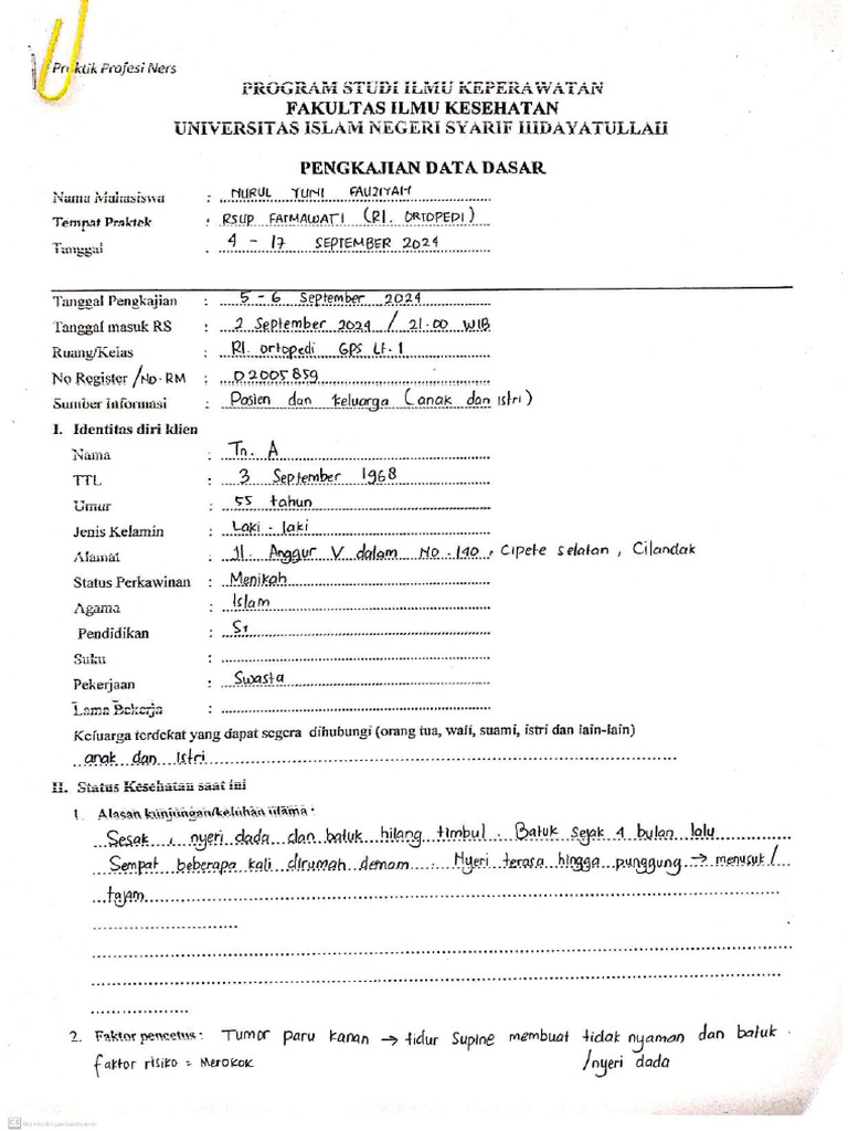 Askep 1 TN. A | PDF