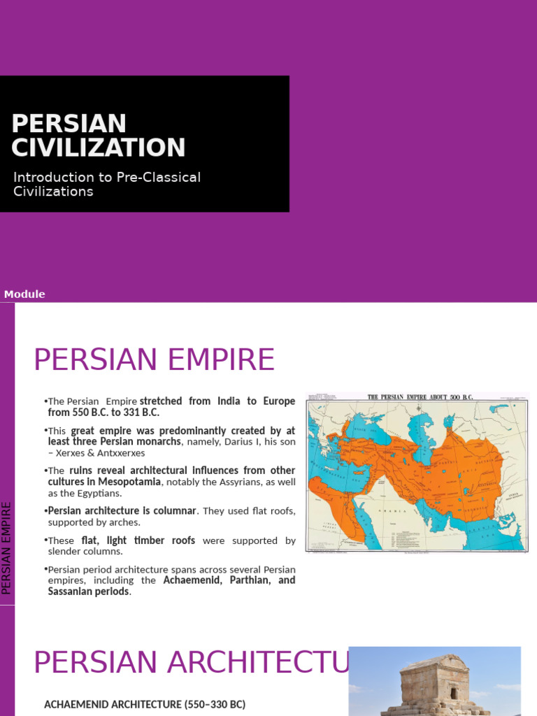 Persian Empire Architecture Overview | PDF | Achaemenid Empire ...