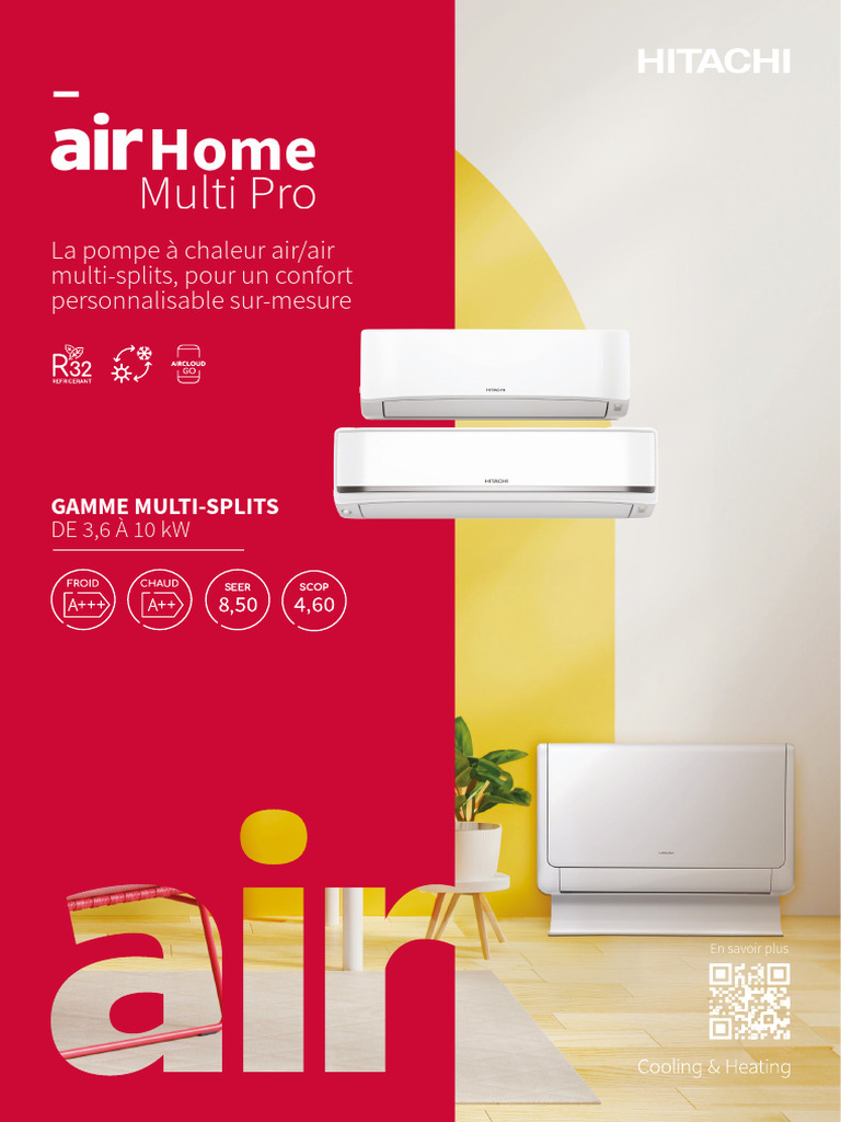 Climatisation Multi-Splits Hitachi 2024 | PDF | Climatisation | Chaleur