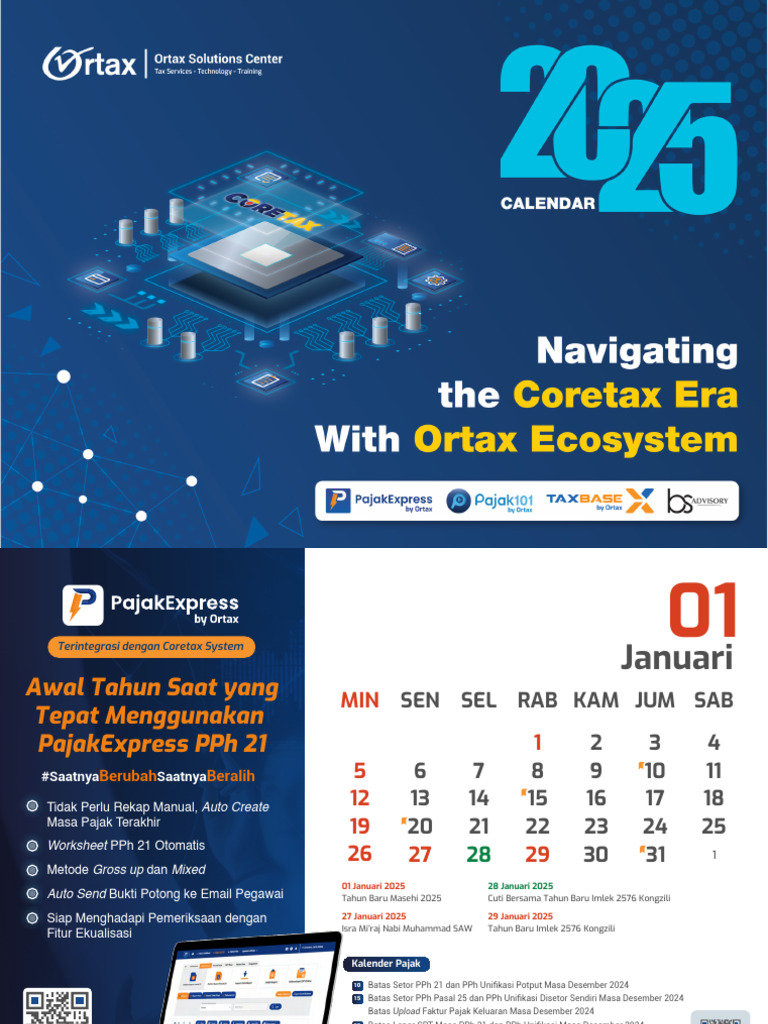 Kalender Pajak 2025 | PDF