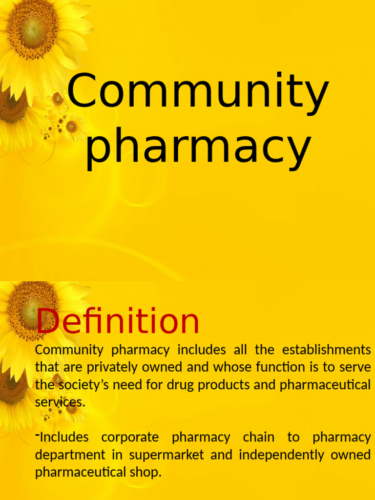 Communitypharmacy 170818094734 | PDF | Pharmacy | Medical Prescription