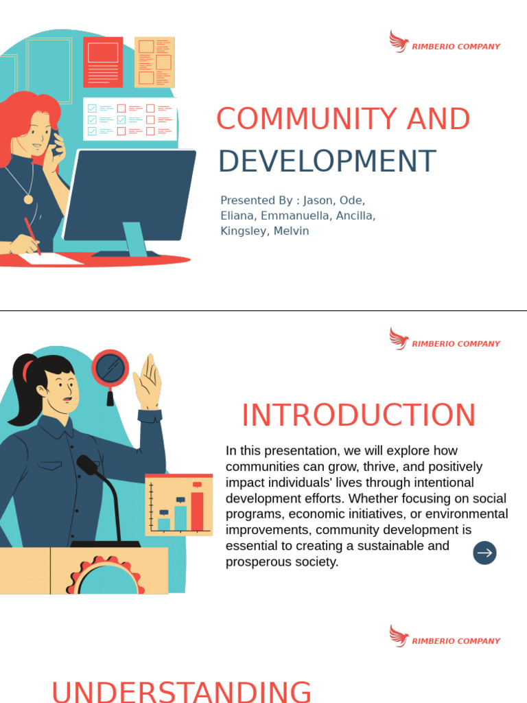 Red and Blue Minimalist Illustrative Training and Development Presentation (Autosaved) | PDF ...