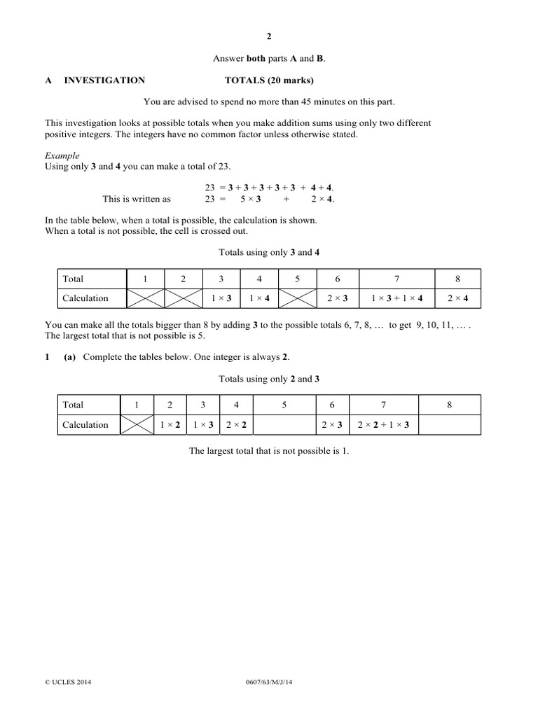 Math Problem Solving: Integer Sums | PDF | Mathematics | Number Theory