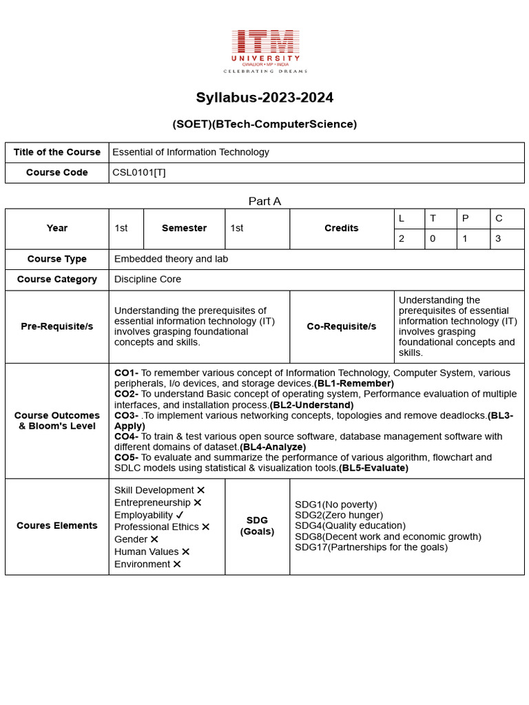 Syllabus 2023 | PDF | Pointer (Computer Programming) | Integral
