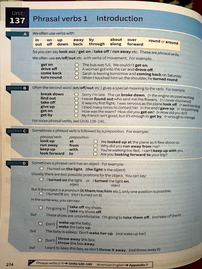 Understanding Phrasal Verbs in English | PDF | Object (Grammar ...