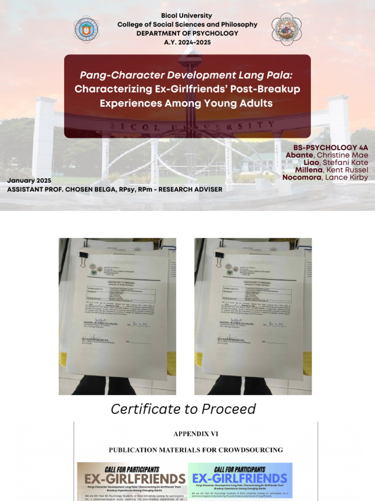 Pang-Character Development Lang Pala:: Characterizing Ex-Girlfriends ...