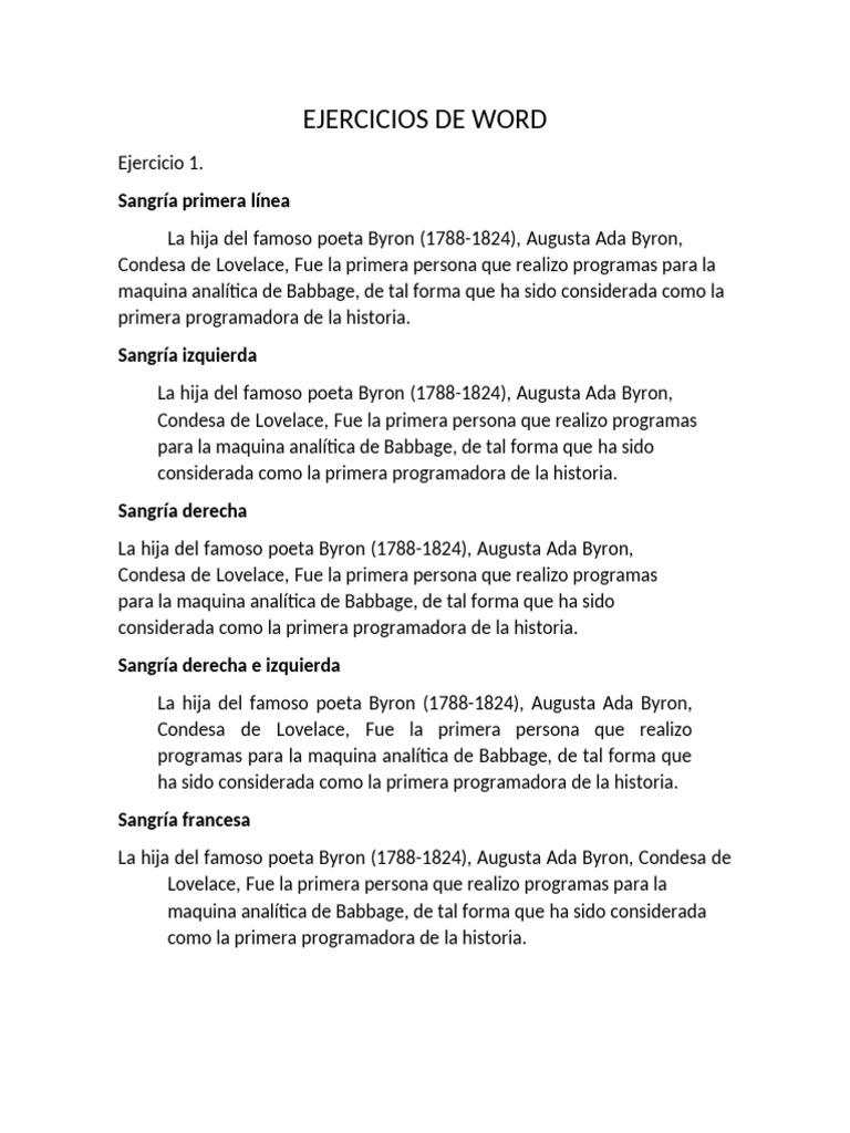 Ejercicios de Formato en Word | PDF | OPEP | Petróleo