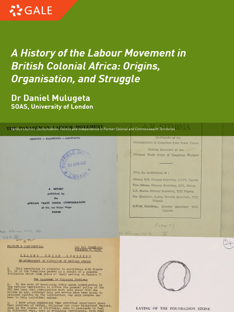A History of The Labour Movement in British Colonial Africa | PDF | Pan ...