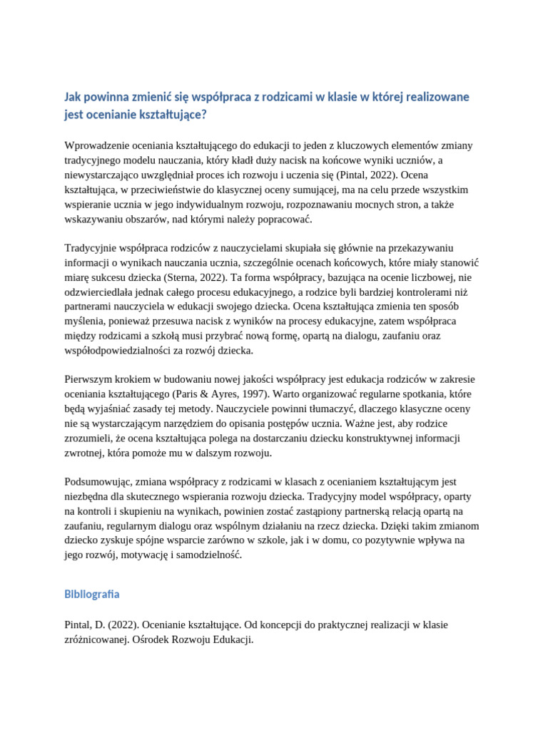 Praca Z Przypisami APA | PDF