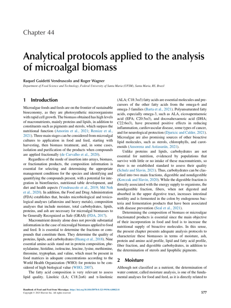 Analytical-Protocols-Applied-To-Determinate Soluble Protein in Plant | PDF | Gas Chromatography ...