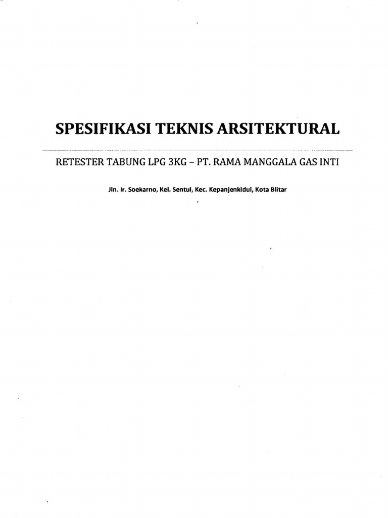 B2 Spesifikasi Teknis ARS | PDF