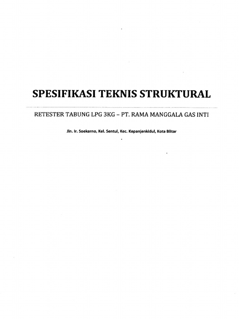 C3 Spesifikasi Teknis STR | PDF