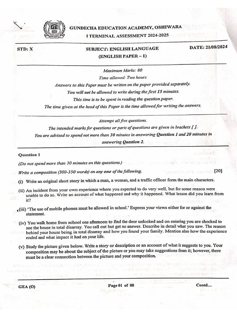 24-25 X ENG LANG Gundecha | PDF