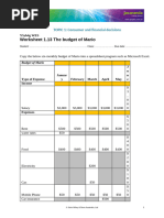 TSAR Guideline Brief With Examples 2015 | PDF