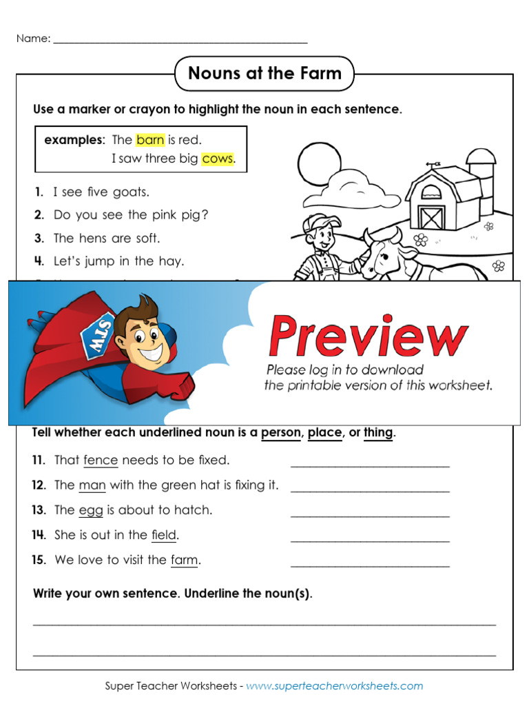 Farm Nouns | PDF | Domesticated Animals | Agriculture