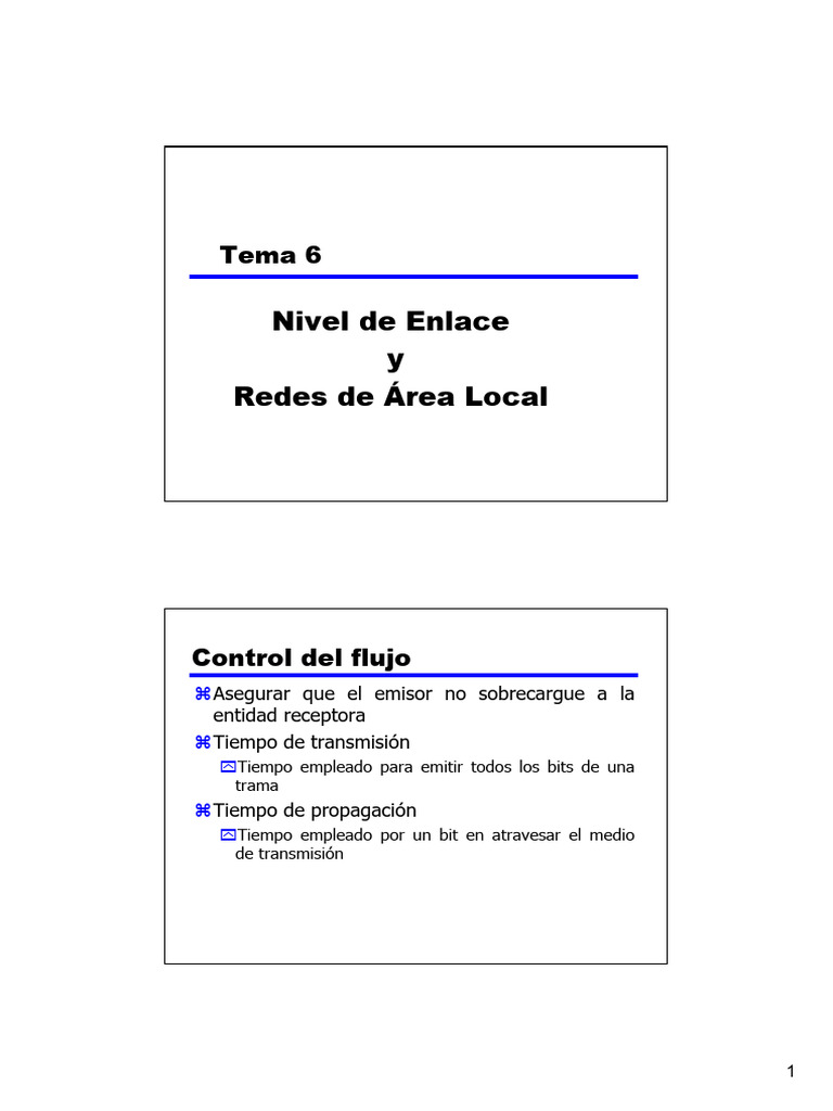Tema_6. Nivel de Enlace y Redes de Area Local | PDF | Conmutador de red | Enrutador (Computación)