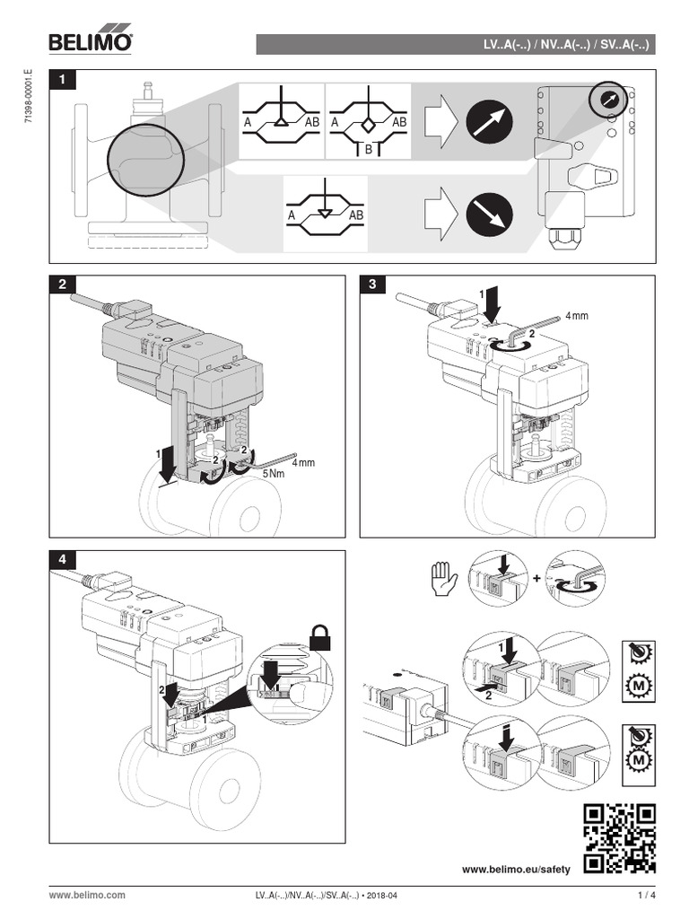 Belimo LV..A NV..A SV..A Installation-Instructions | PDF