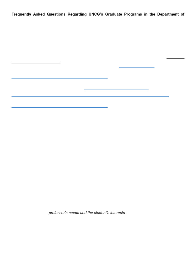 FAQ Grad School Updated Final | PDF | Postgraduate Education | Doctor ...