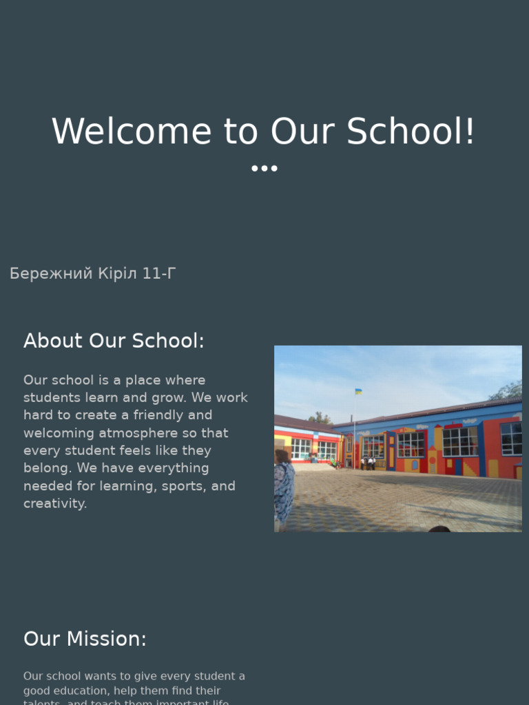 Welcome to Our School Community | PDF