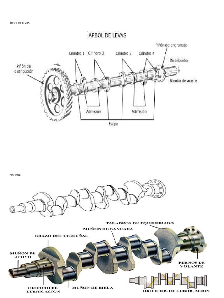 Componentes del Motor Automotriz | PDF