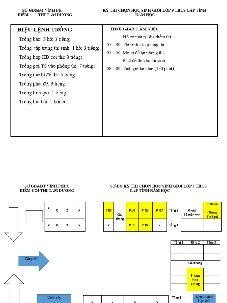 2.so Do - Thoi Gian Ky Thi HSG 9 NH 24-25 (CT) | PDF