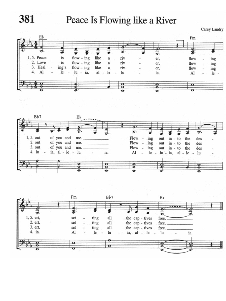 04 COMMUNION Peace is Flowing Like a River | PDF