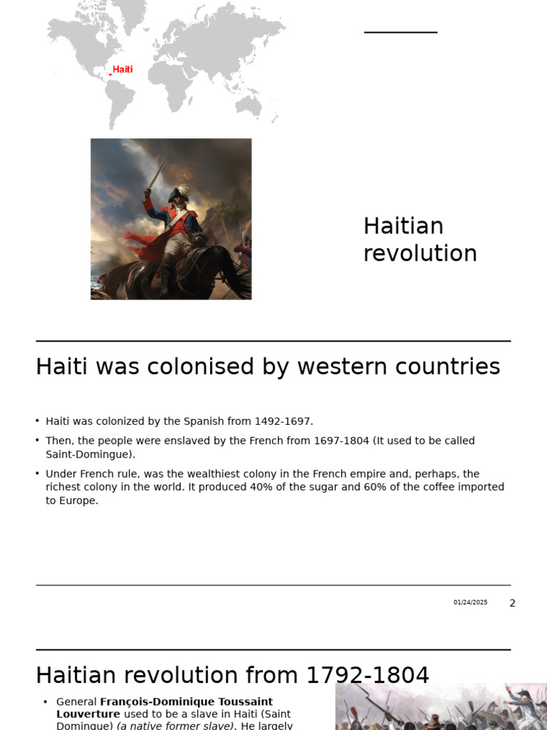 Haitian Revolution: Fight for Freedom | PDF
