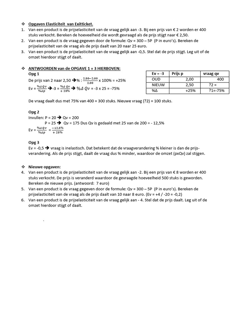 Exitticket Ev 23 Met Antw | PDF