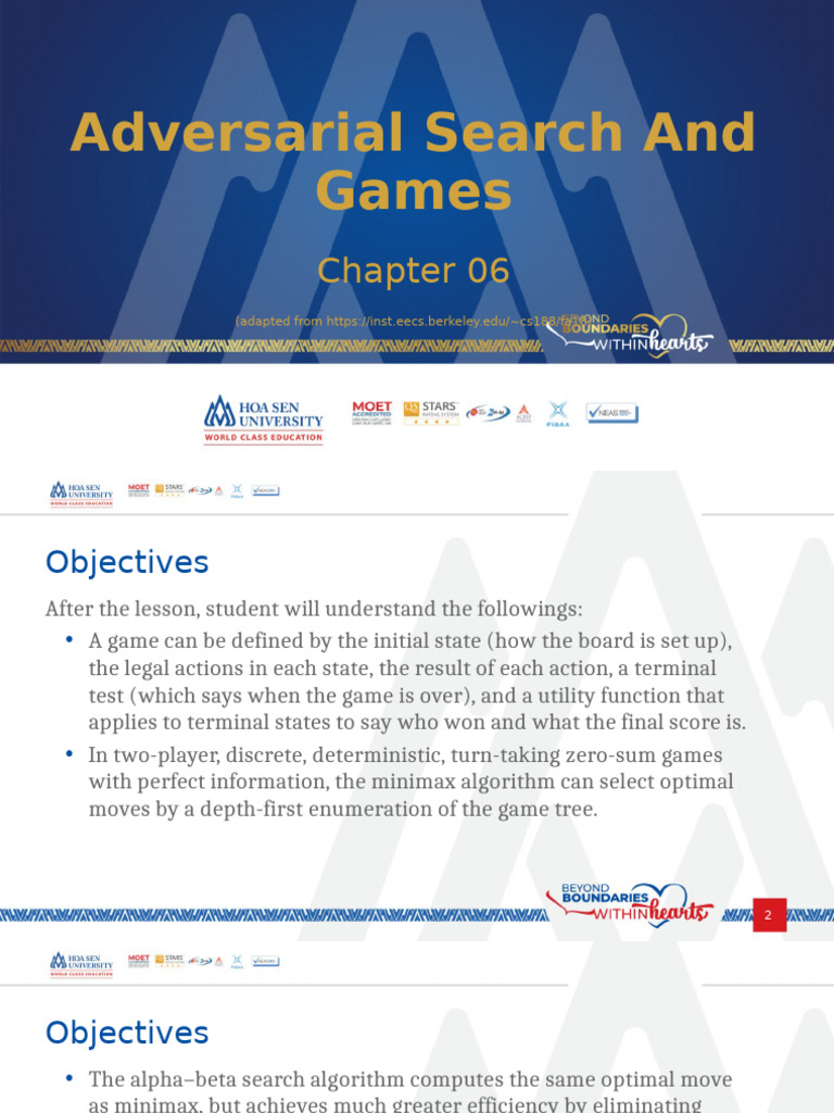 06. Chapter. 06 - Adversarial Search and Games - No Embedded Videos | PDF | Applied Mathematics ...