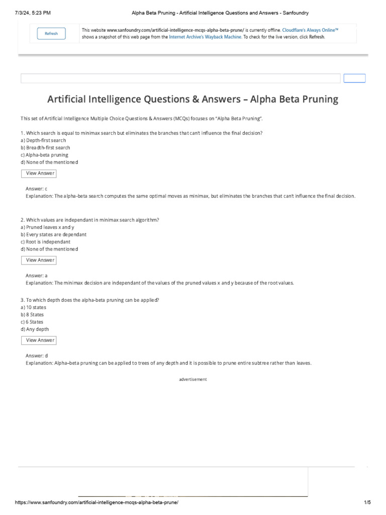 AI - Prune | PDF | Algorithms And Data Structures | Theoretical Computer Science
