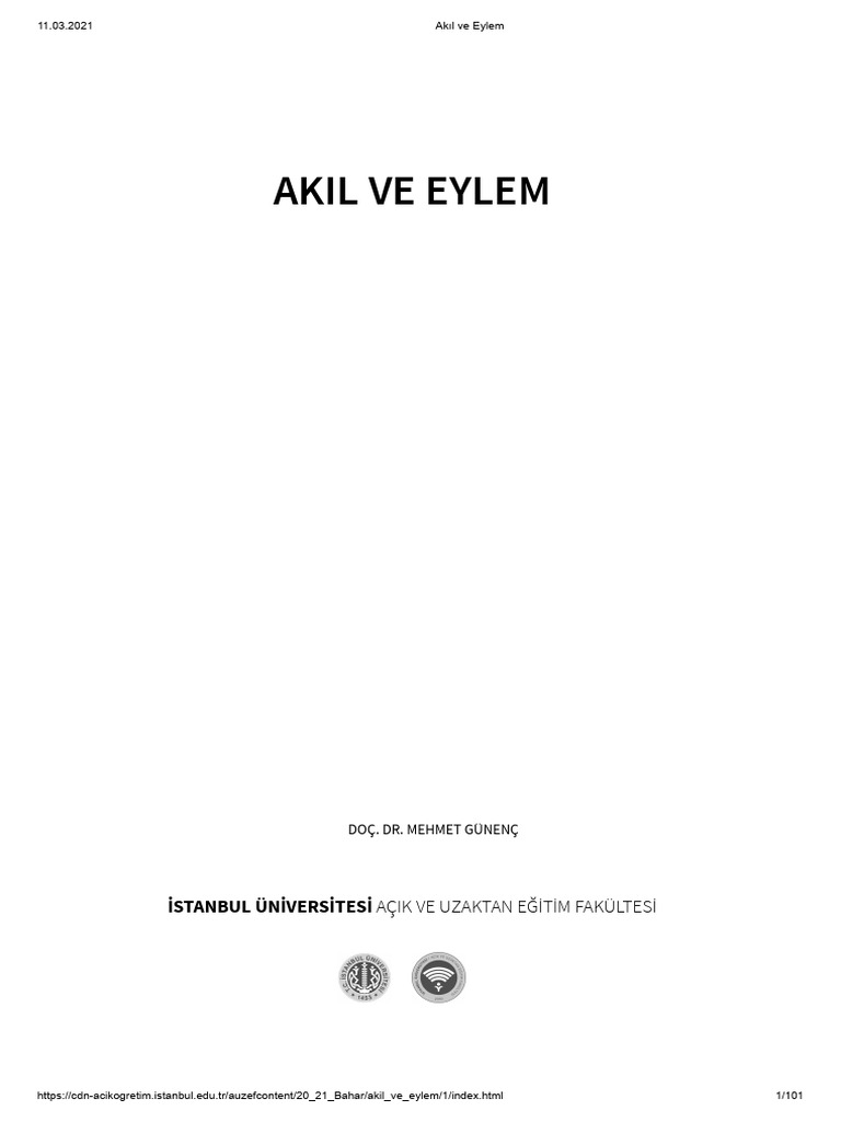 Akıl ve Eylem | PDF