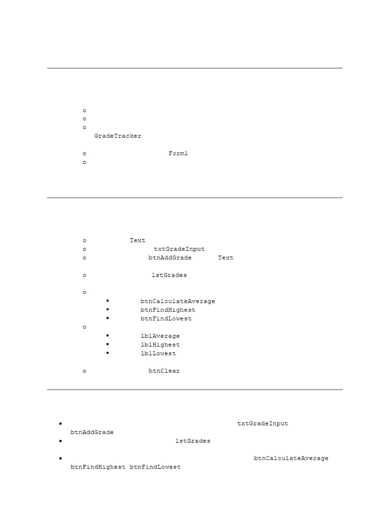 Grade Tracker project in VB | PDF | Computer Science | Graphical User ... Grade Tracker project in VB | PDF | Computer Science | Graphical User ...