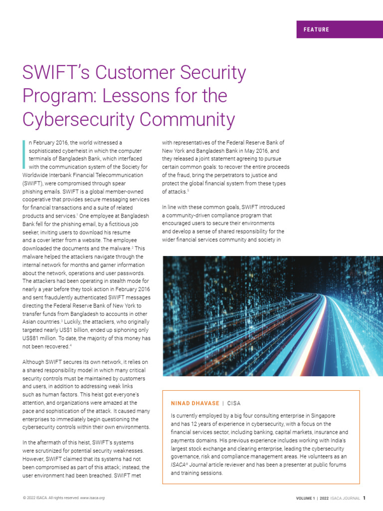 SWIFT-Customer-Security-Program-lessons-for-the - Cybersecurity ...
