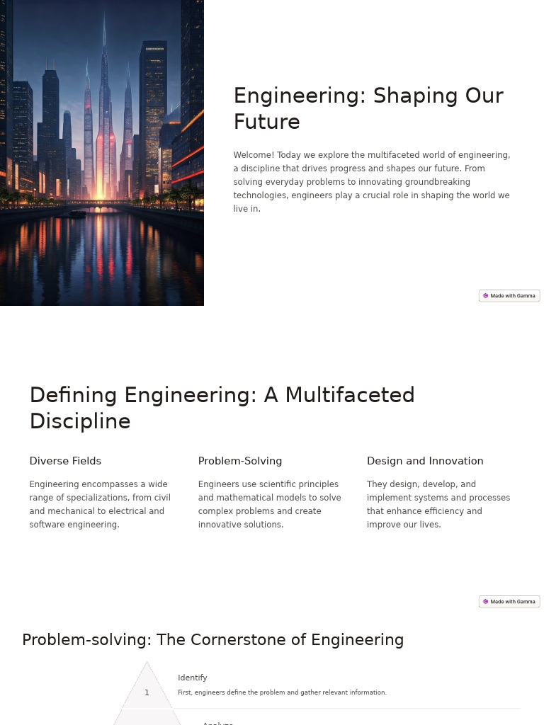 Engineering Shaping Our Future | PDF | Engineering | Innovation