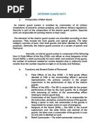 11 General Orders | PDF | National Security | Military