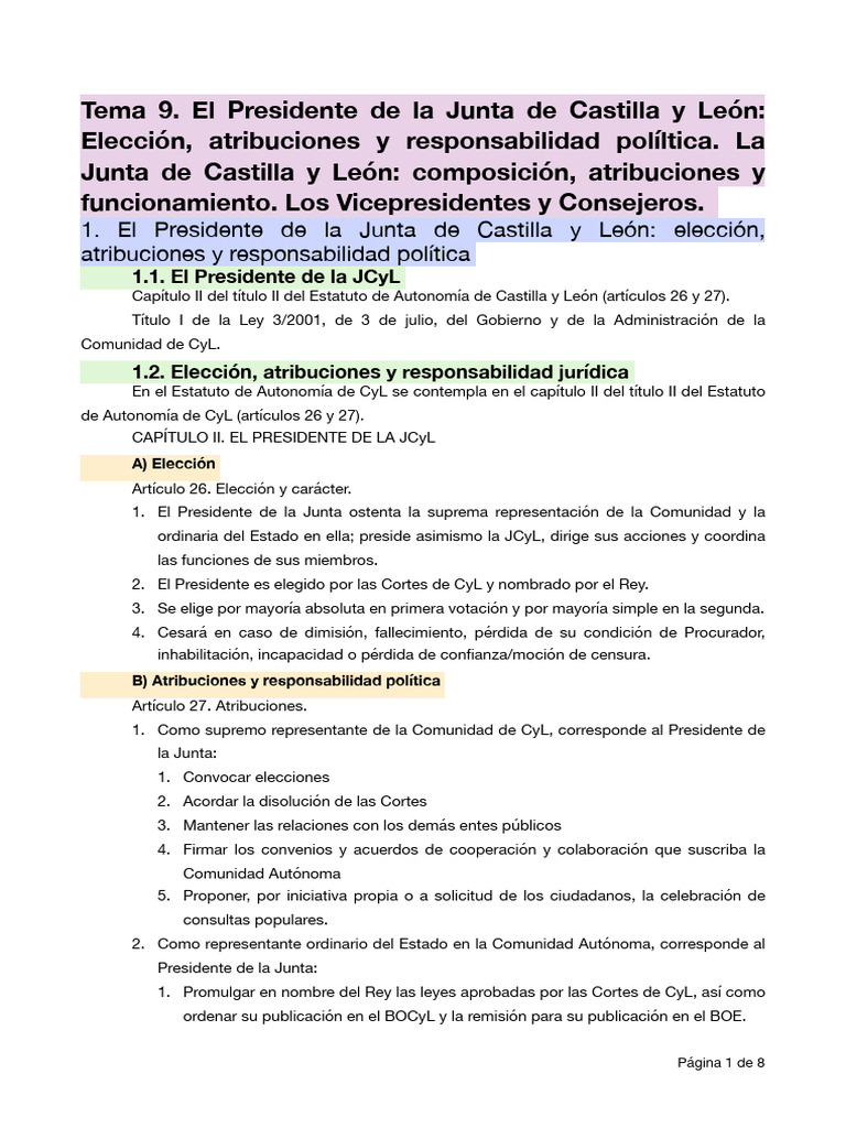 Común. Tema 9 | PDF | Cortes Generales | Comisión Europea
