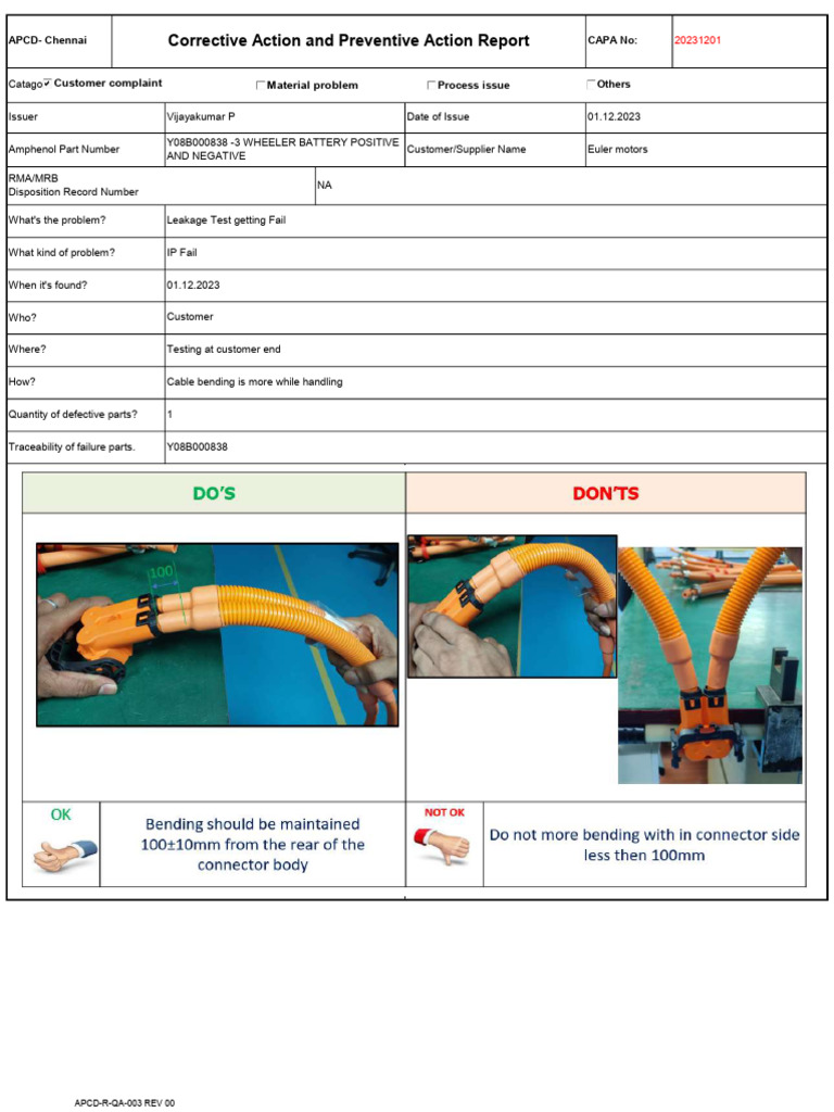 8D Report for IP Failure | PDF